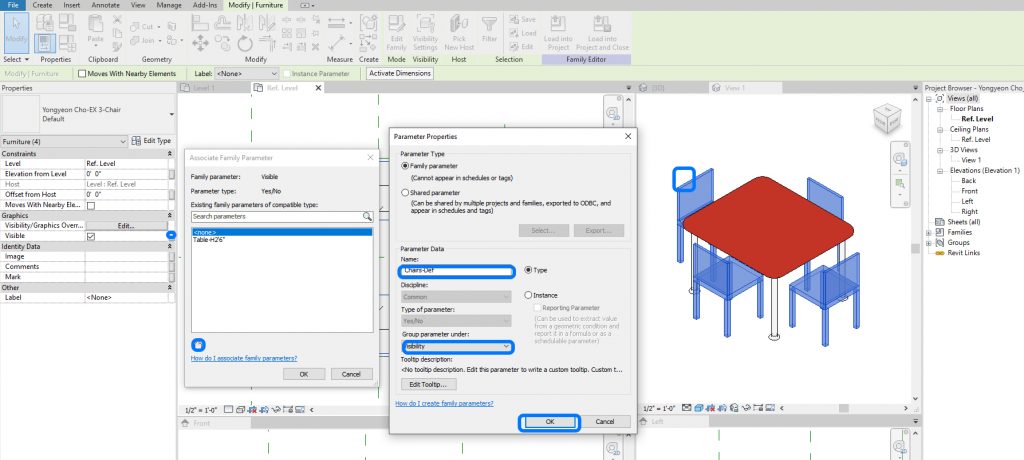 Chapter 10. Revit – Nested family – Tutorials of Visual Graphic Communication Programs for ...