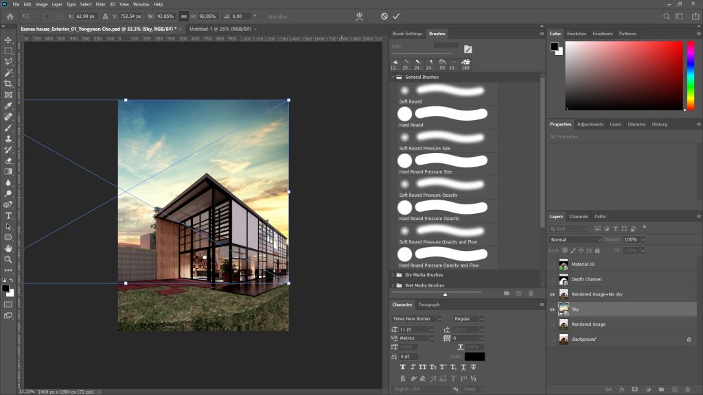 Chapter 20. Photoshop – Advanced rendering post-production – Tutorials ...