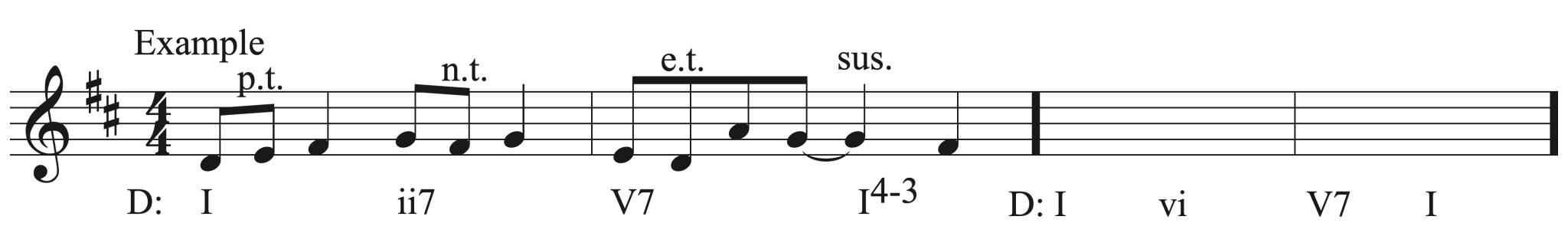 10.6 Part Writing, Non-Chord Tones: Sight Singing exercises ...
