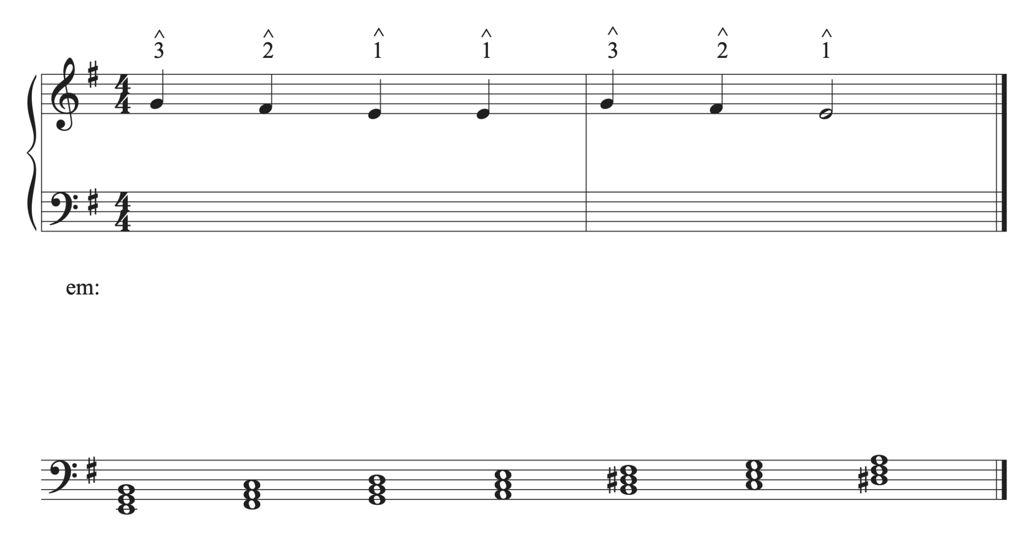 11.3 Harmonizing a Melody With Triads in Inversion: Theory exercises – Comprehensive ...